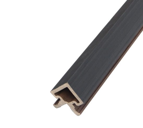 Slatted Cladding Corner Trim Midnight Black 2.5m - Chelmsford Plastic ...