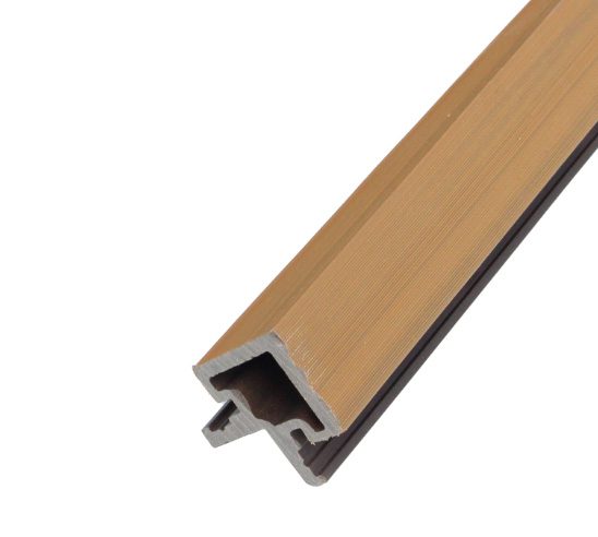 Slatted Cladding Corner Trim Spiced Cedar 2.5m - Chelmsford Plastic ...