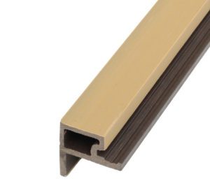 Slatted Cladding End Trim Natural Oak 2.5m - Chelmsford Plastic Warehouse