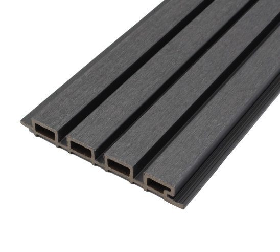 Slatted Composite Cladding Midnight Black 2.5m - Chelmsford Plastic ...